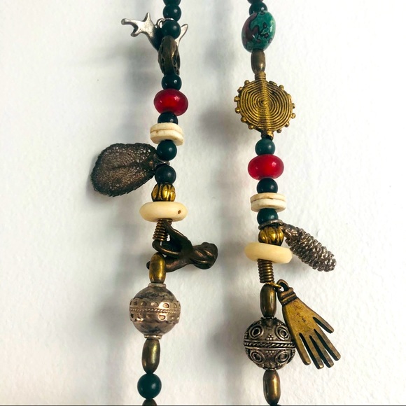Jewelry | Insanely Cool Funky Boho Statement Charm Necklace | Poshmark